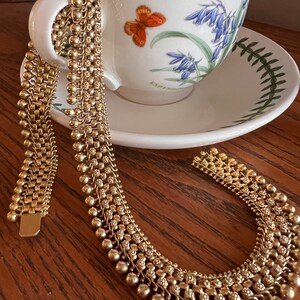 HEAVY Shimmering Floral Ball Rivet French Antique 50g 14k GOLD Solid ...