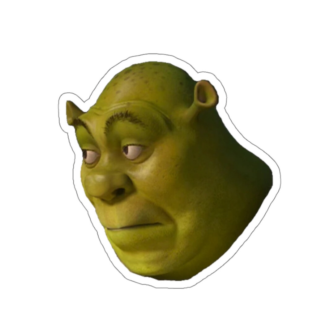 Shrek Meme Sticker Laptop Sticker Shrek Gifts Funny Stickers Meme ...