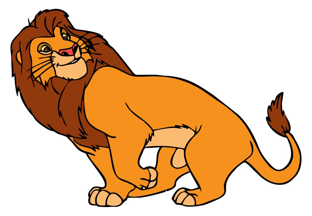 Disney Lion King, Simba, Angel, Decals Vinyl, Gifts, Parties, Scrap ...