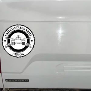 Armor MOS - Army - Combat - Soldier - - Car Sticker - Decal A20 - Etsy