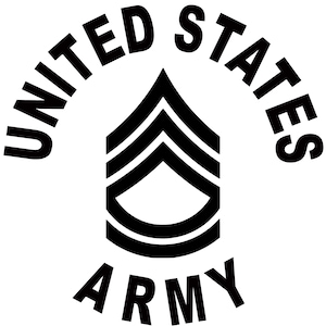 US Army - Army - E7 - Sergeant First Class - Enlisted - Military - Car ...
