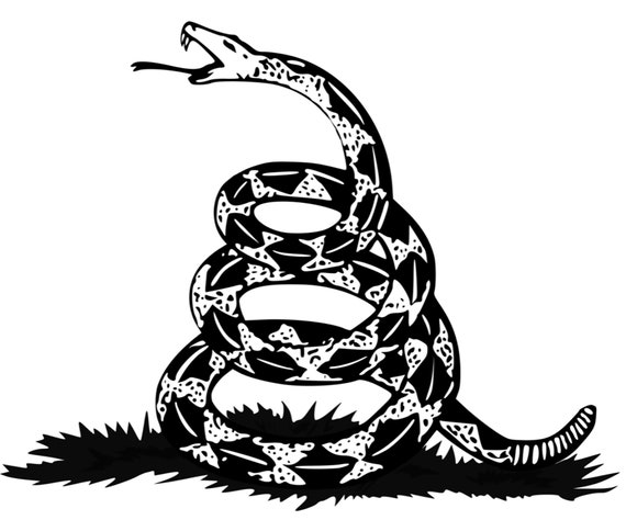 Gadsden Snake Don't Tread on Me Patriotic military - Etsy