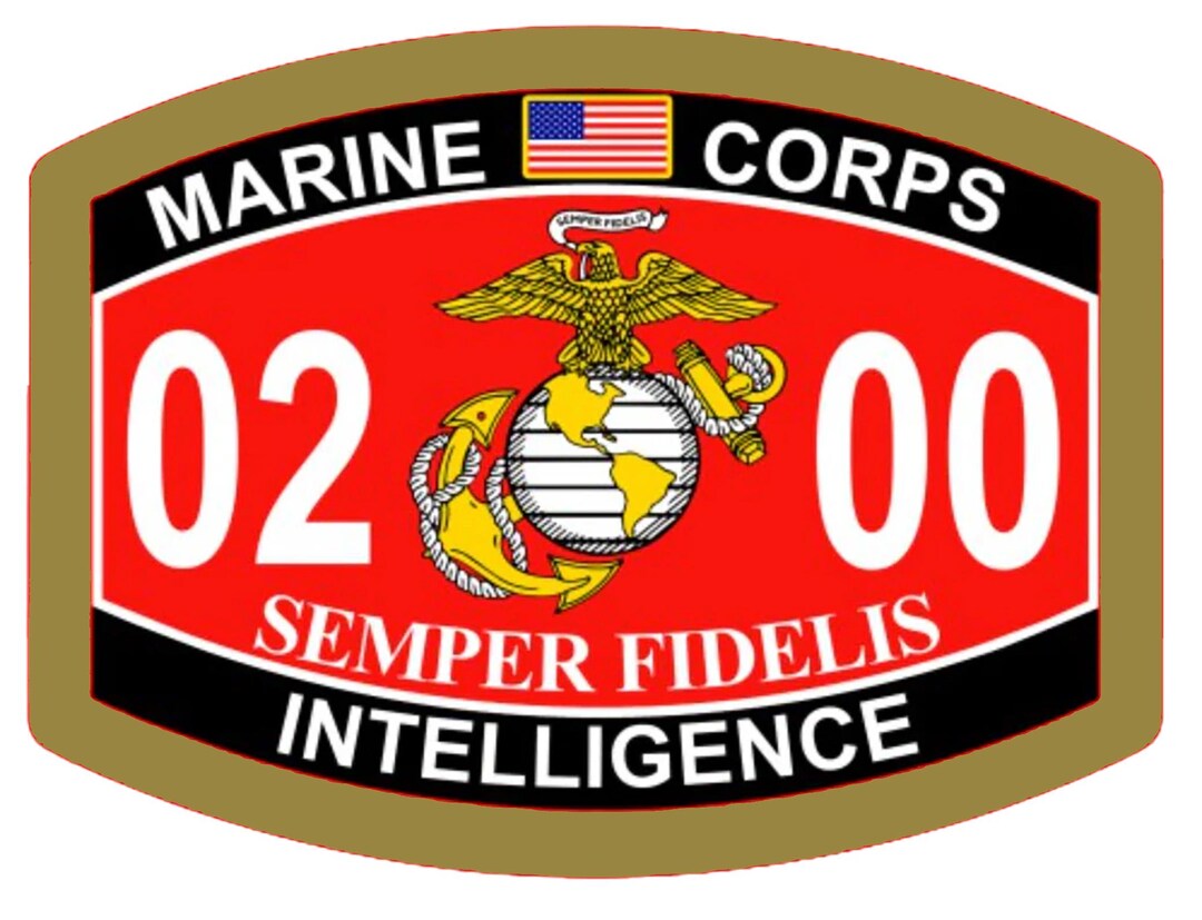 Marine Intelligence 0200 - USMC - Marines - Marine Corp - Navy - Car ...