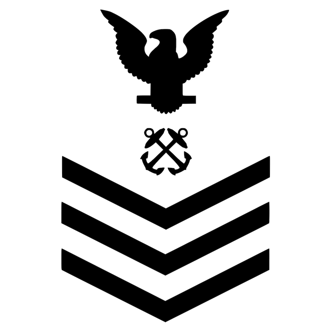 USN U S Navy E6 E-6 First Class Petty Officer Enlisted Car Sticker ...