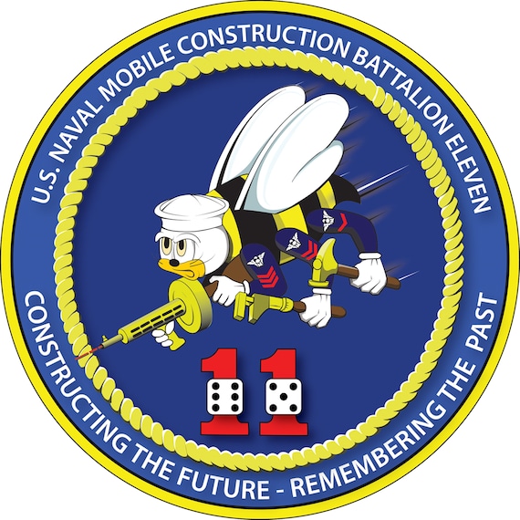 Nmcb 11 Seabees Seabee Construction Battalion Navy - Etsy