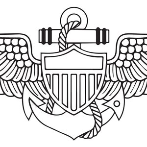 Naval Aviator - Navy - U.S. Navy - Navy Logo - Car Sticker - Car Decal ...
