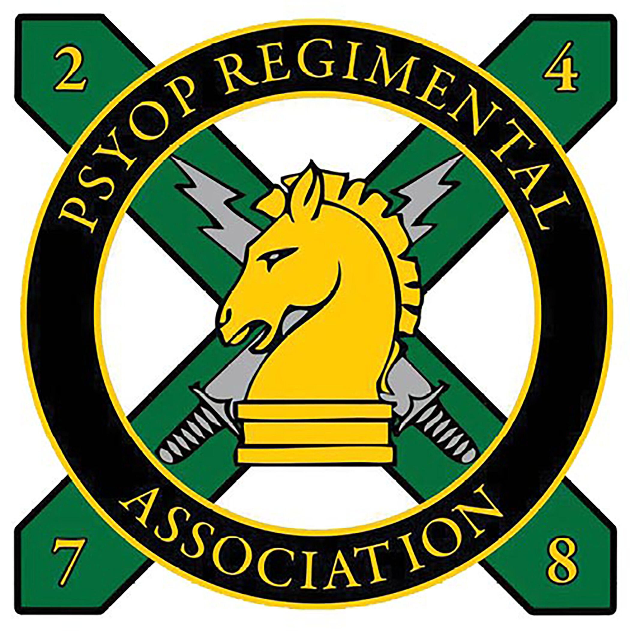 PSYOP Regimental Assoc 2478, Logo. Emblem, Sticker, Corp - Etsy