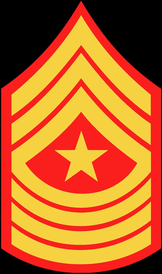 USMC Marine E9 Sergeant Major Enlisted Marine Corp - Etsy