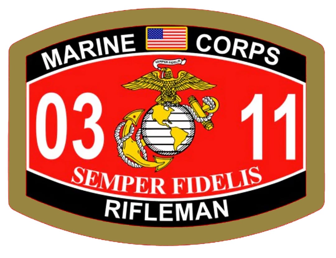 USMC - Marines - Marine Rifleman 0311 - Marine Corp - Navy - Car ...