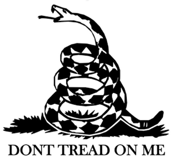 Gadsden Snake Don't Tread on Me Patriotic military | Etsy