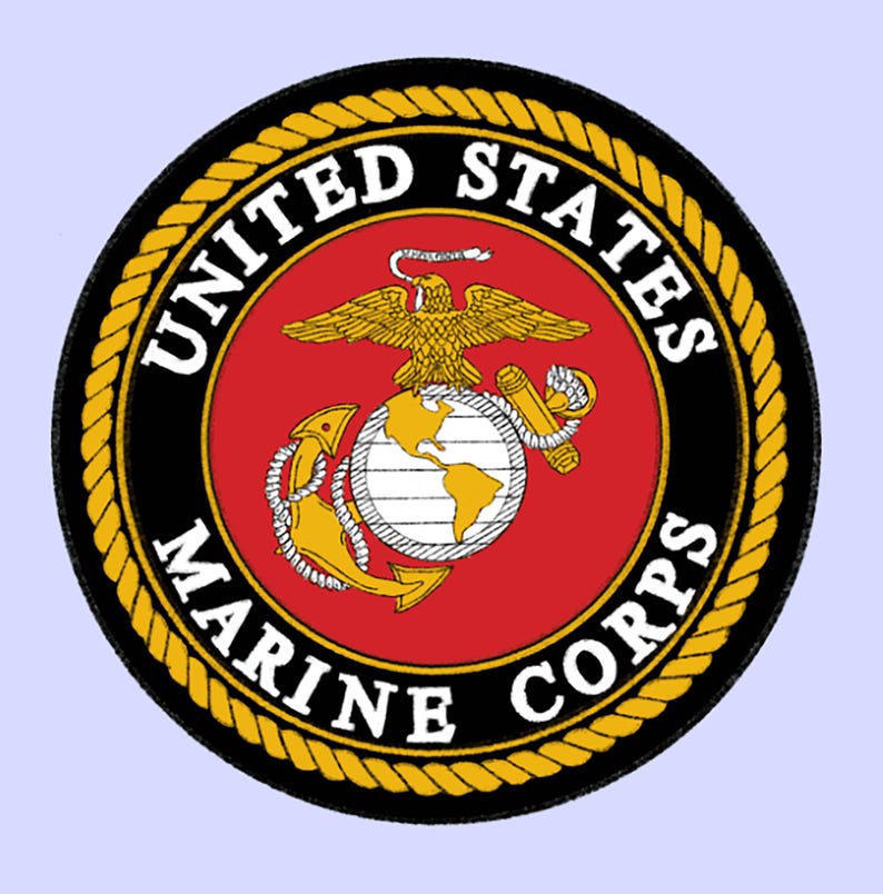 USMC, Marines, Marine Corp, Navy, Car Sticker, Car Decal, Personalize ...