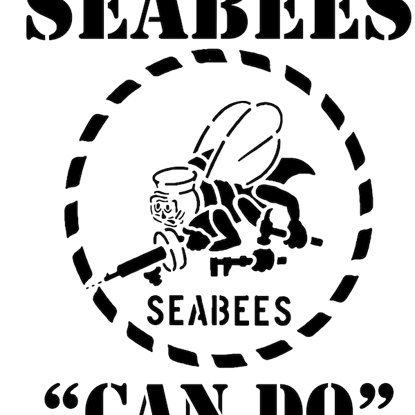 Us Navy Seabees Logo - Etsy