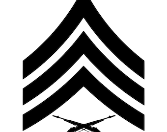 Usmc Rank Sticker | Etsy