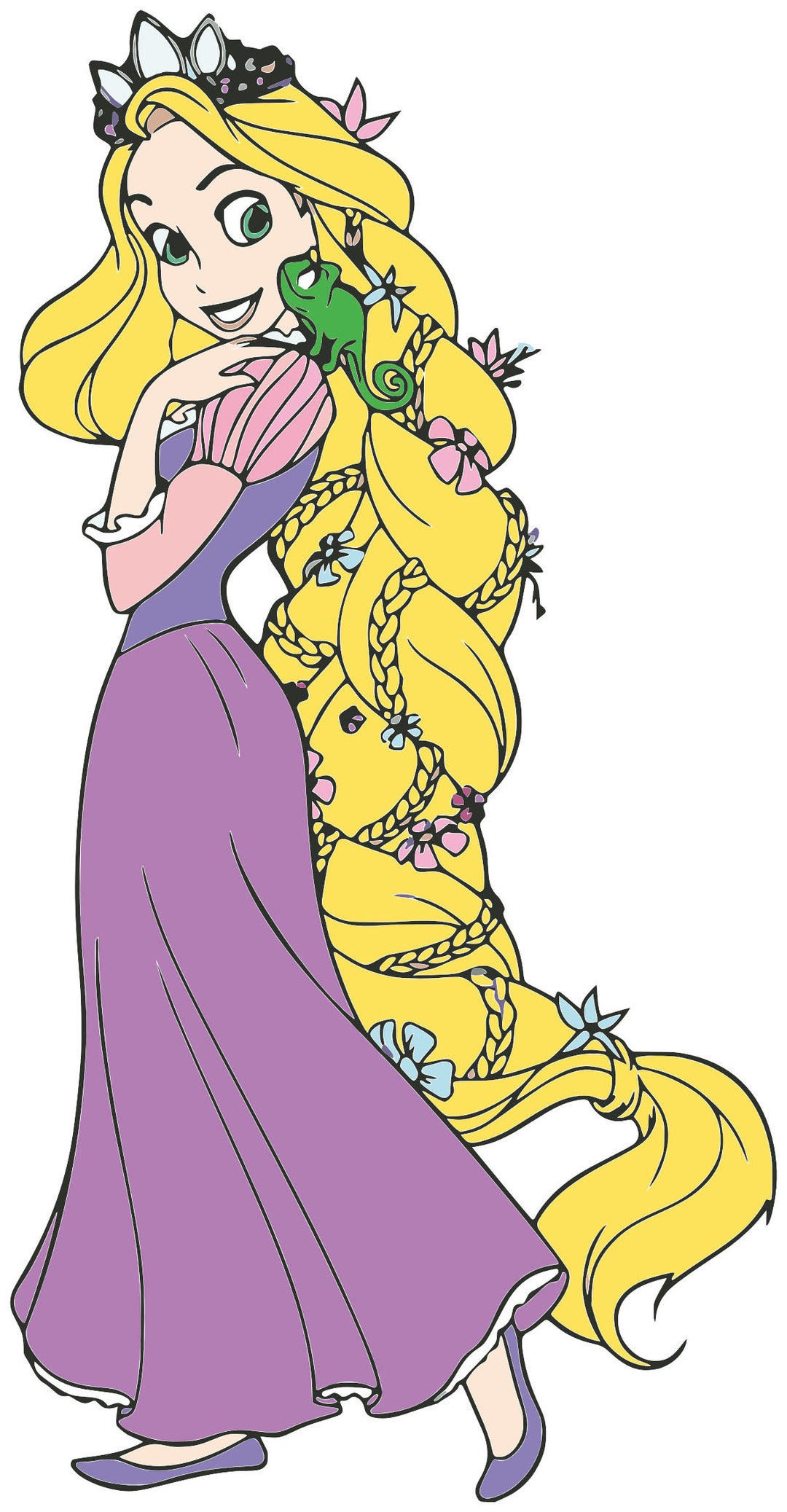 Disney Tangled, Rapunzel 1, Decals Vinyl, Gifts, Parties, Scrap Booking ...