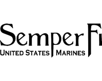 Semper Fi Decal | Etsy