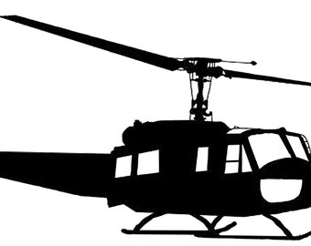UH-1 Huey Army Helicopter Vinyl Decal - Etsy
