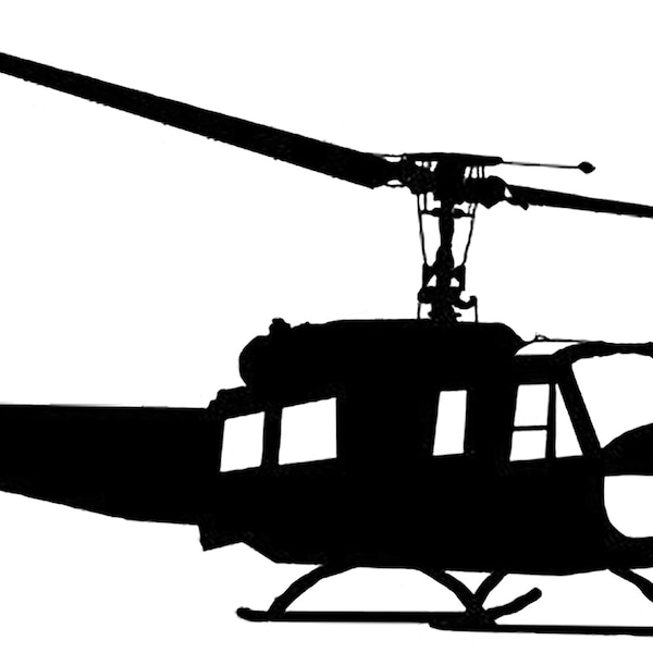 Huey Helicopter Decal - Etsy