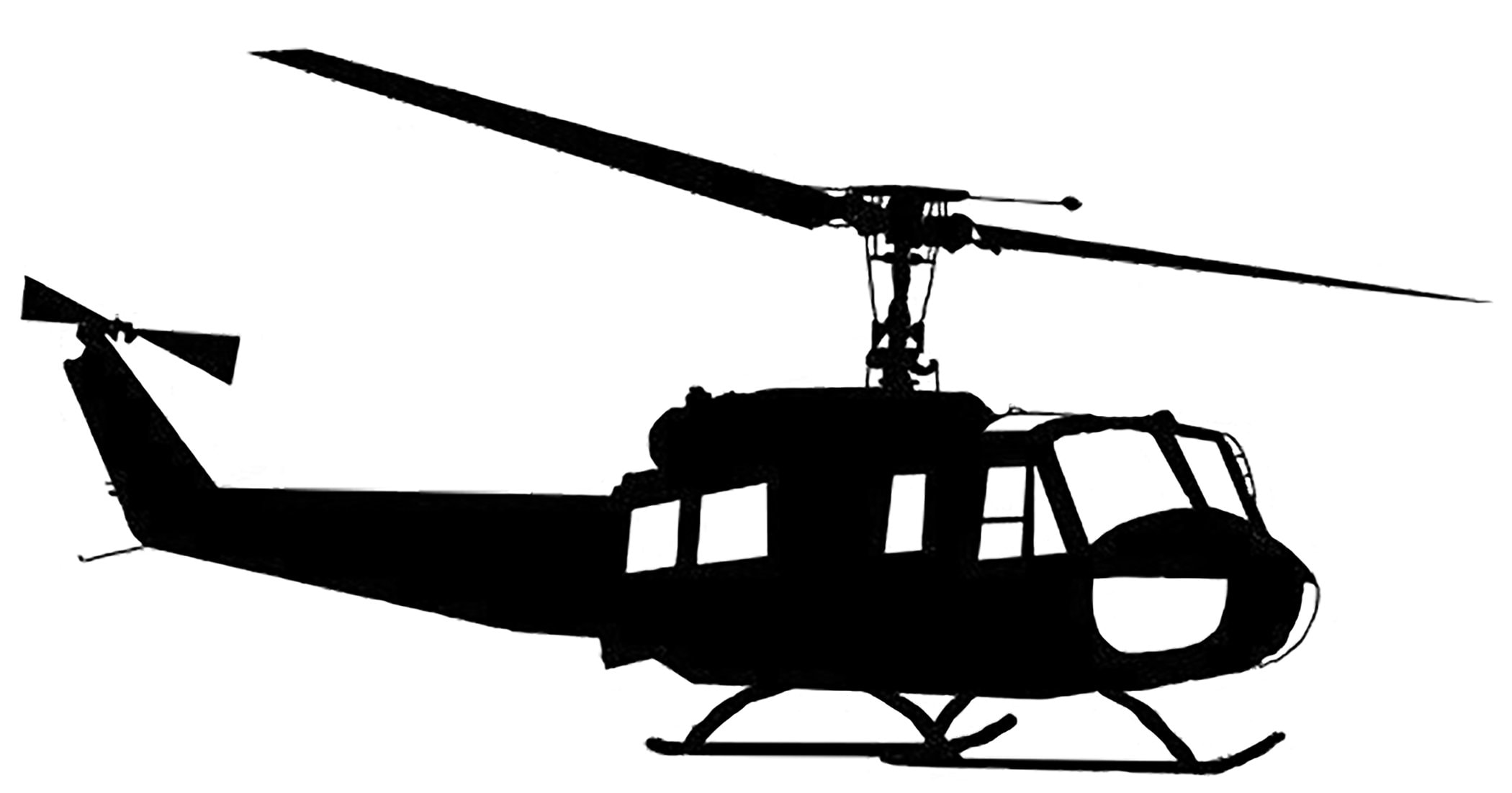Free Huey Helicopter Clipart