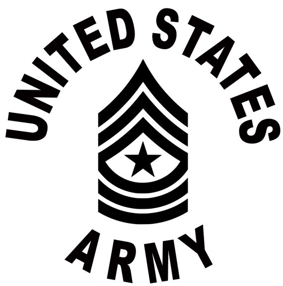 US Army Army E9 Sergeant Major Enlisted Military - Etsy