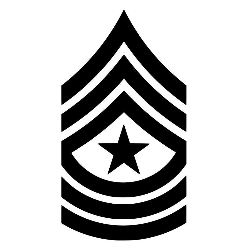 US Army - Army - E9 - Sergeant Major - Enlisted - Military - Car ...