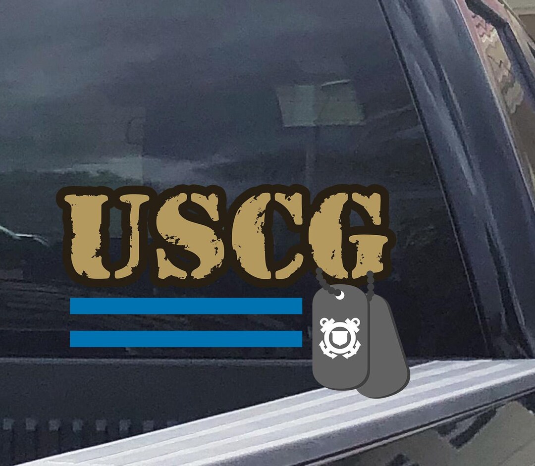 USCG, Coast Guard, Coast Guard, Coast Guard Decal Sticker, Emblem ...