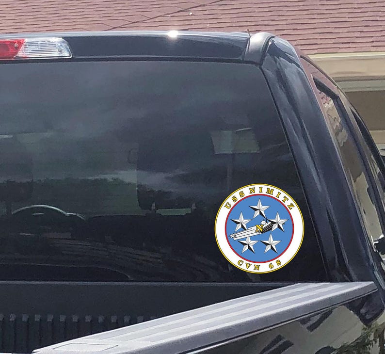 USS Nimitz CVN68 Logo. Emblem, Sticker - Etsy