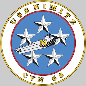 USS Nimitz CVN68 Logo. Emblem, Sticker - Etsy