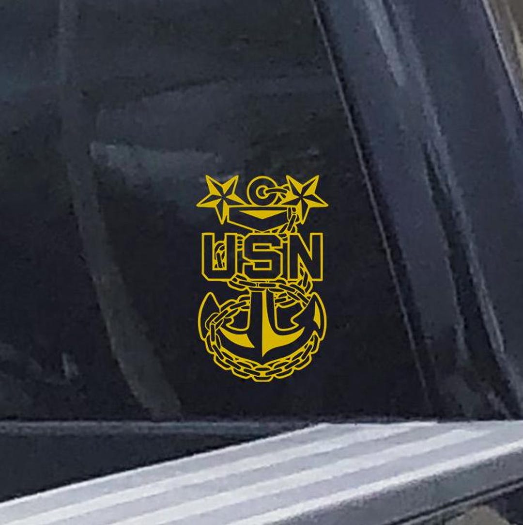 Master Chief Emblem - Navy - U.S. Navy - Navy Logo - Car Sticker - Car ...