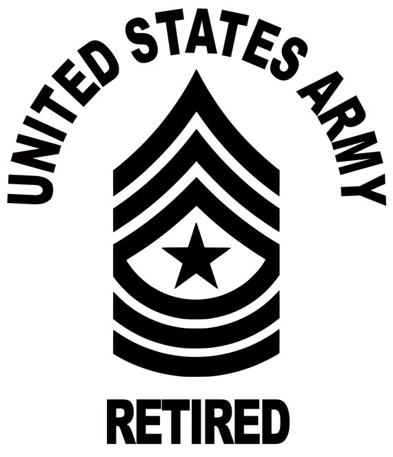 US Army Army E9 Sergeant Major Enlisted Military - Etsy
