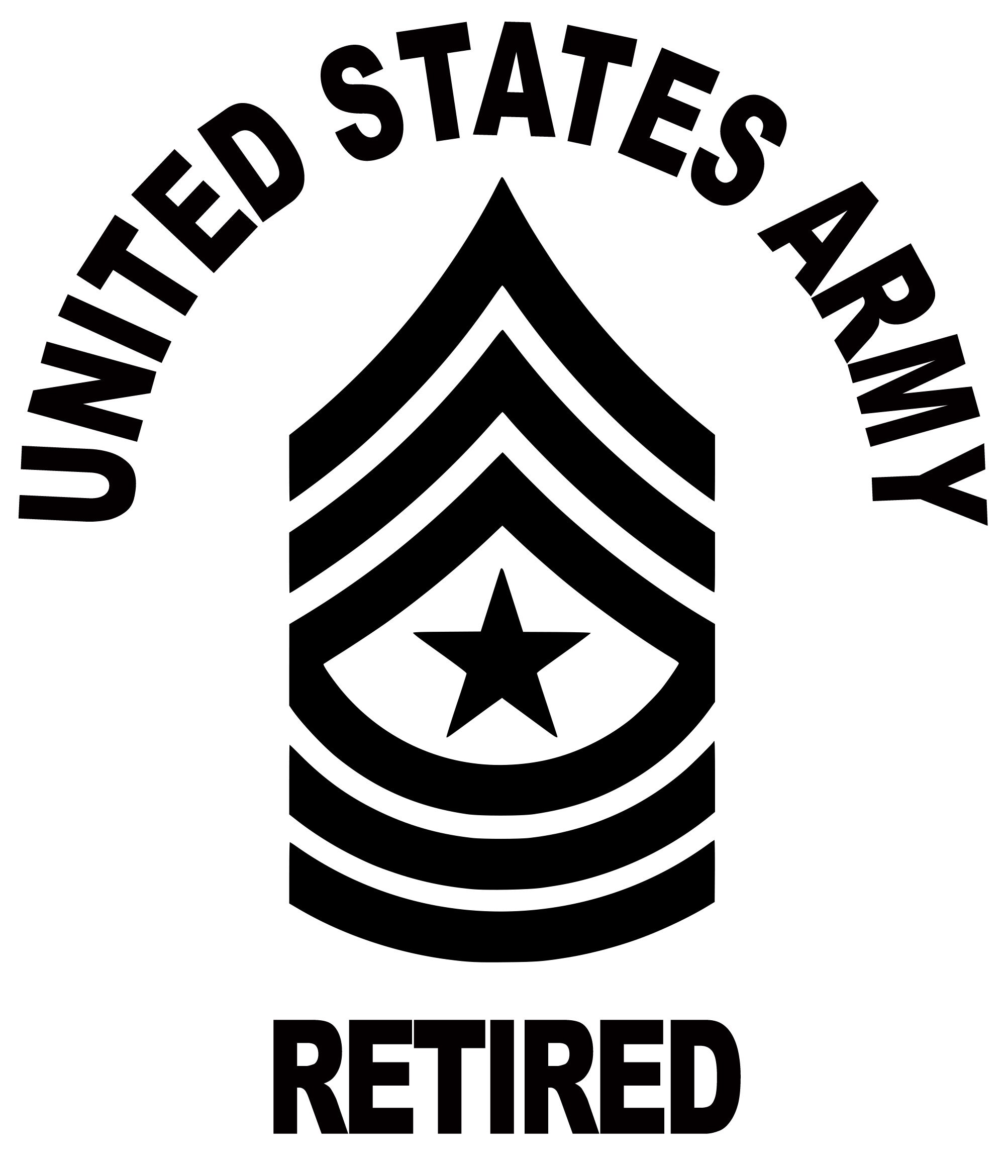US Army - Army - E9 - Sergeant Major - Enlisted - Military - Car ...