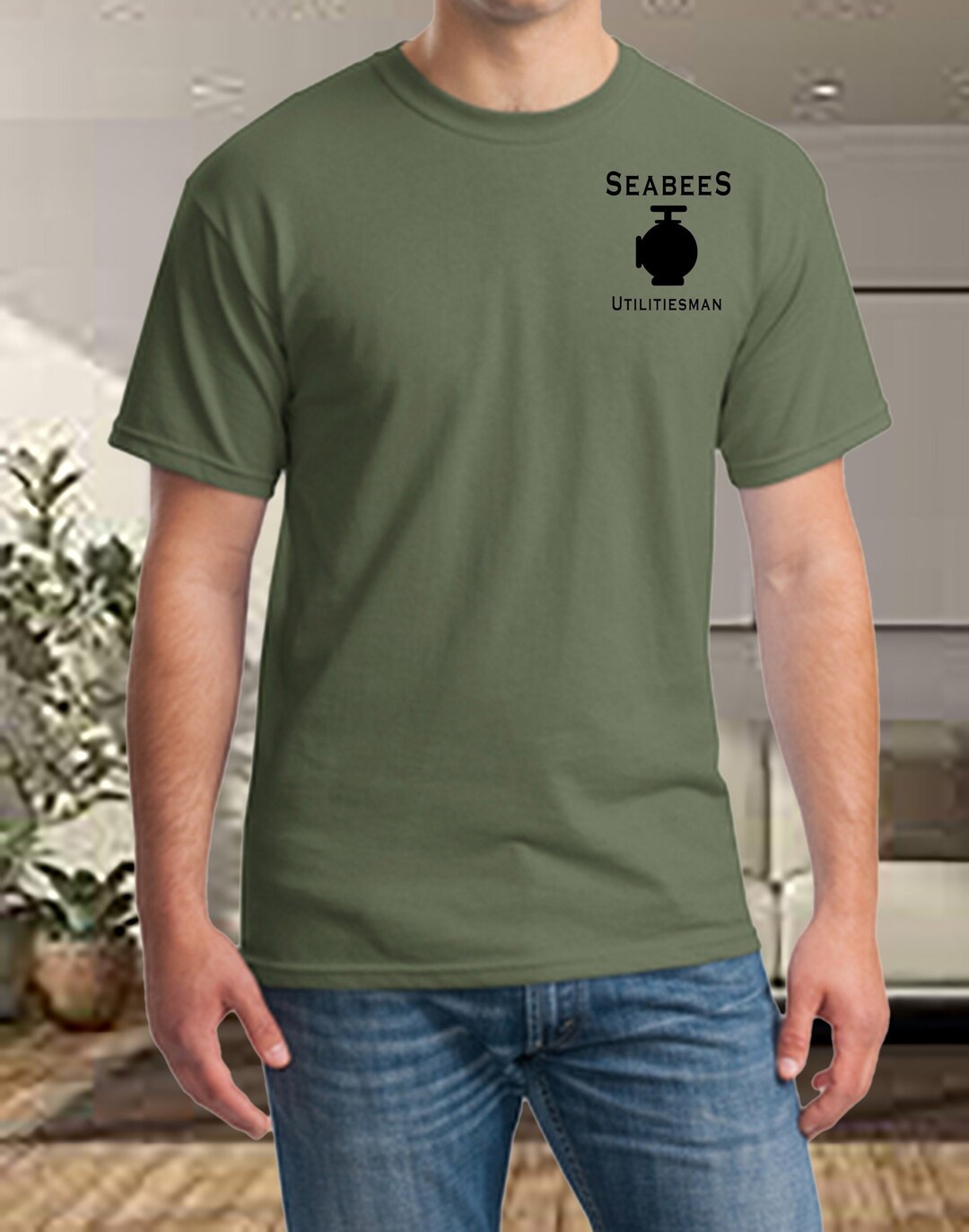 Seabees Utilitiesman UT Seabee Shirt Military T-shirt Men Patriotic ...