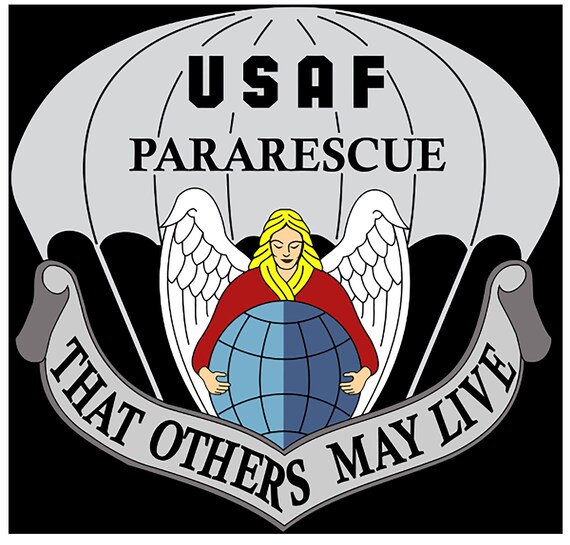 USAF US Air Force Pararescue Beret Badge Car Sticker - Etsy