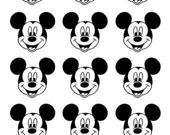 Mickey Mouse Name, Stickers, Decals Vinyl, Gifts, Parties, Scrap ...