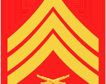 Usmc Sergeant Decal - Etsy