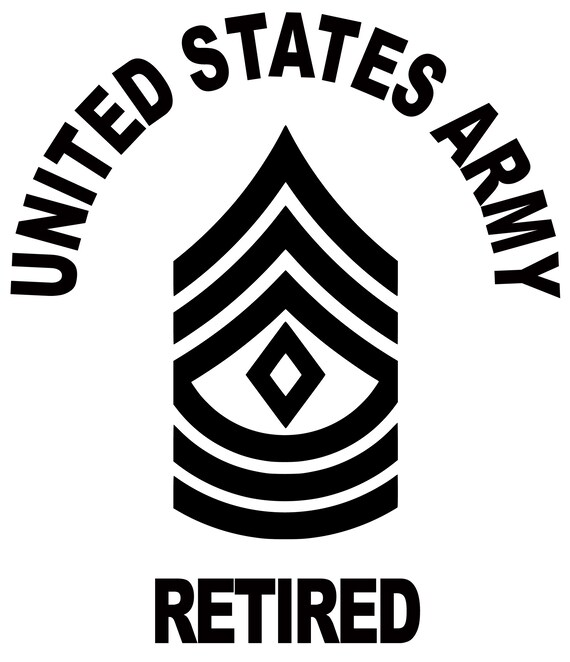 US Army Army E8 First Sergeant Enlisted Military - Etsy