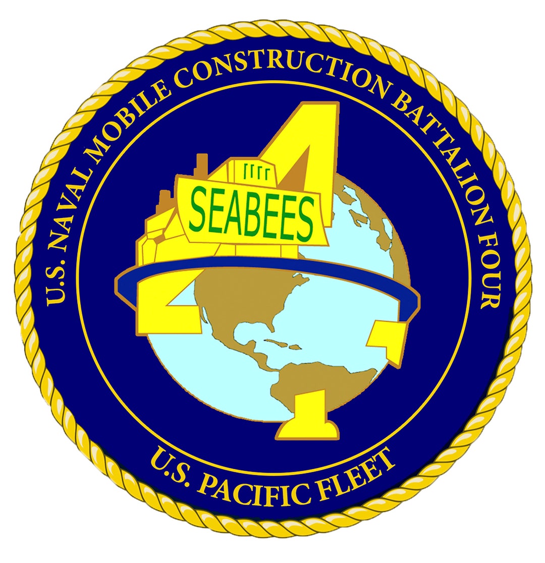 Nmcb 4 - Seabees - Seabee - Construction Battalion - Navy - Car Sticker ...