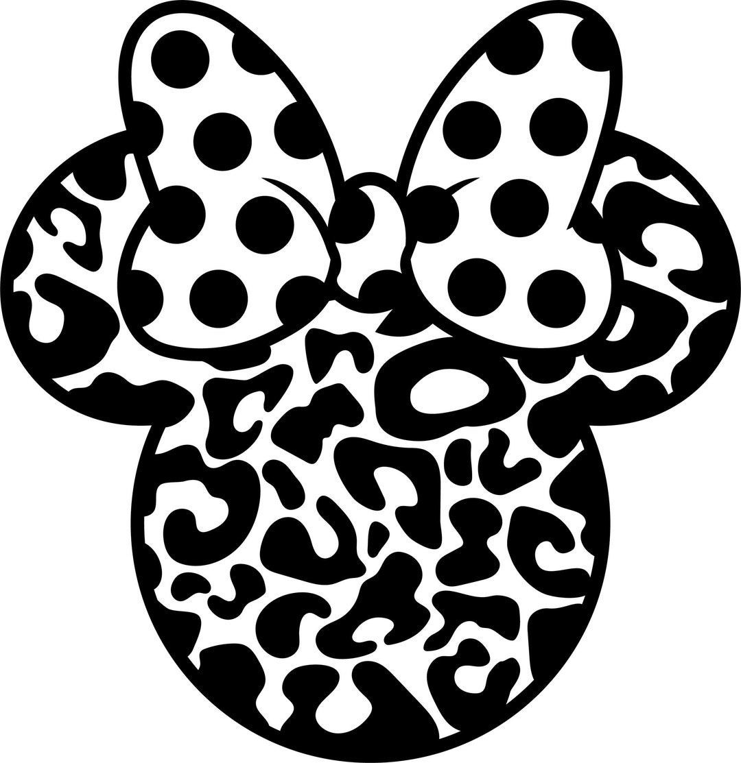 Minnie Mouse, Stickers, Decals Vinyl, Gifts, Parties, Scrap Booking ...