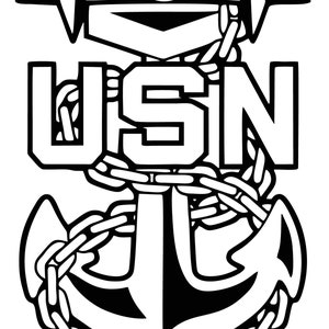 Master Chief Emblem - Navy - U.S. Navy - Navy Logo - Car Sticker - Car ...