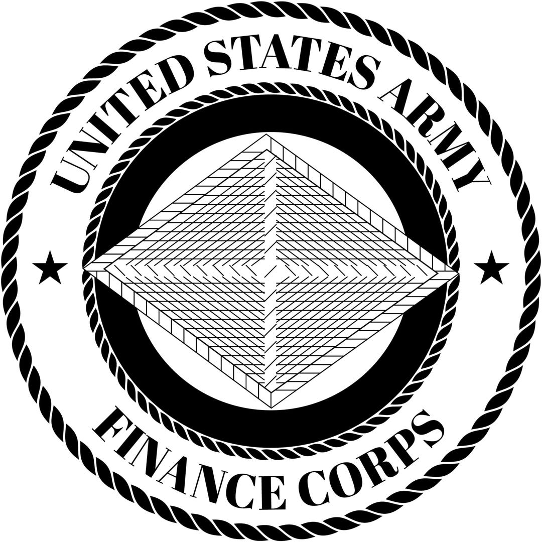 Finance Corps - MOS - Army - Combat - Soldier - Car Sticker - Decal ...