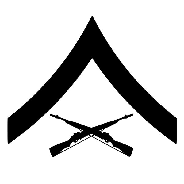 Usmc Enlisted Rank Svg - Etsy