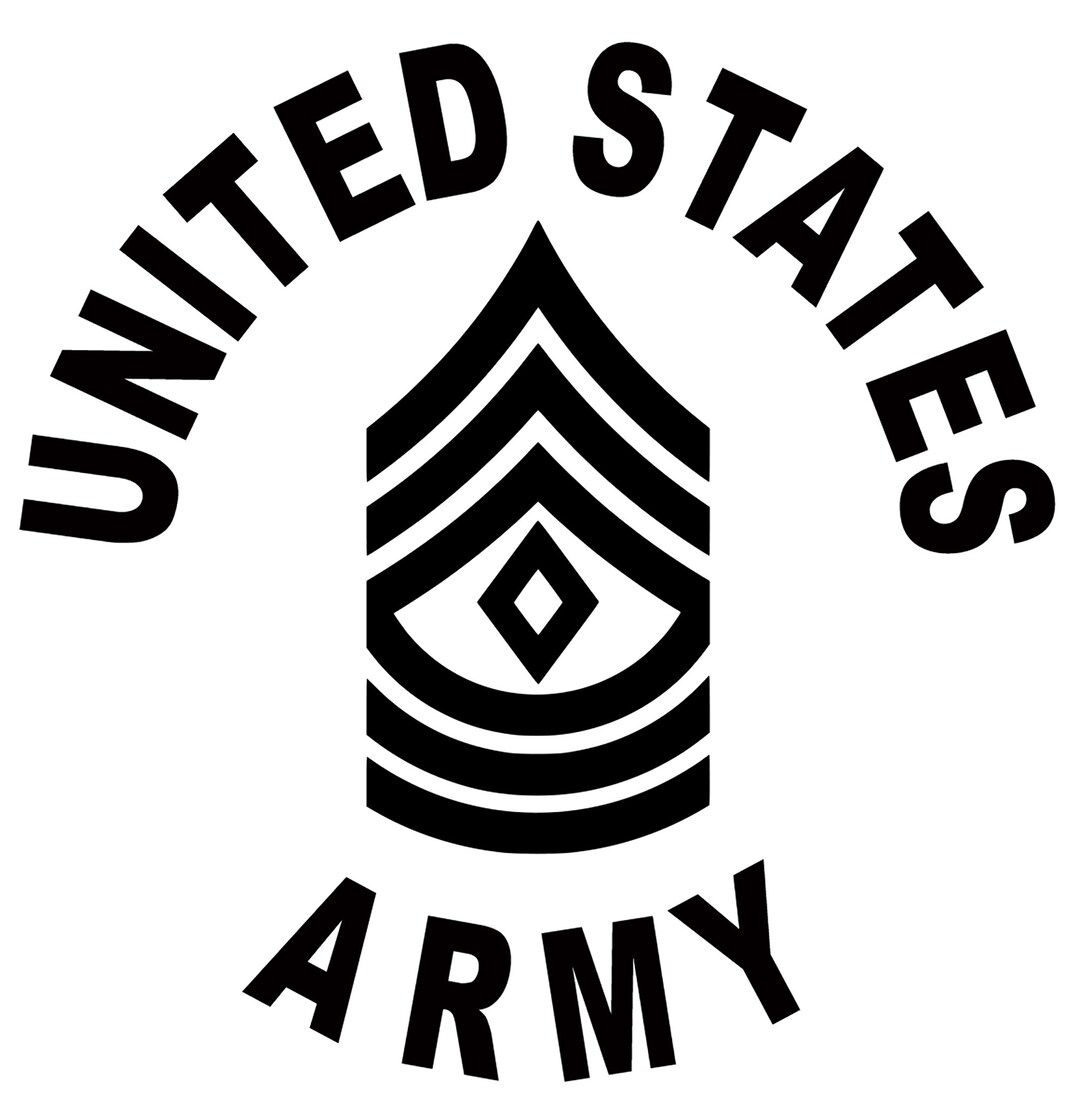 US Army - Army - E8 - First Sergeant - Enlisted - Military - Car ...