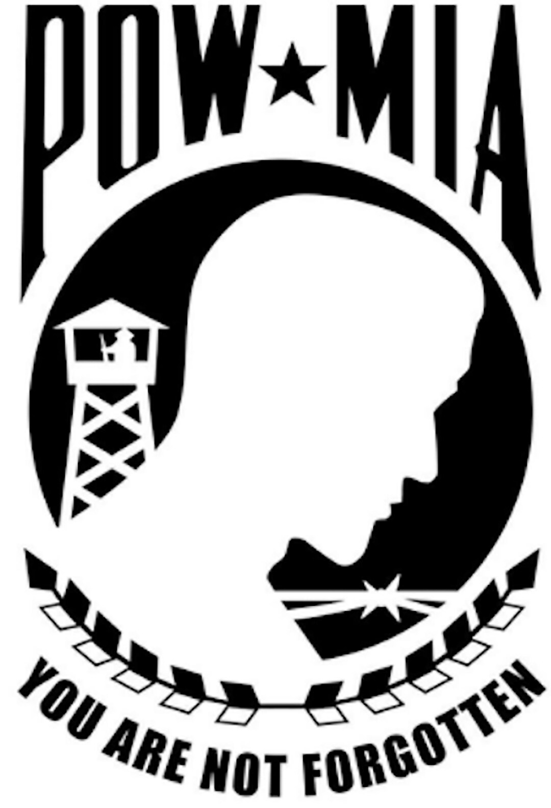 Pow Mia - POW -military - Army - USMC - Navy - U.S. Navy - Car Sticker ...