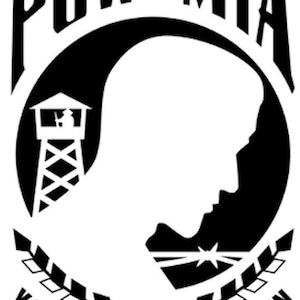Pow Mia - POW -military - Army - USMC - Navy - U.S. Navy - Car Sticker ...