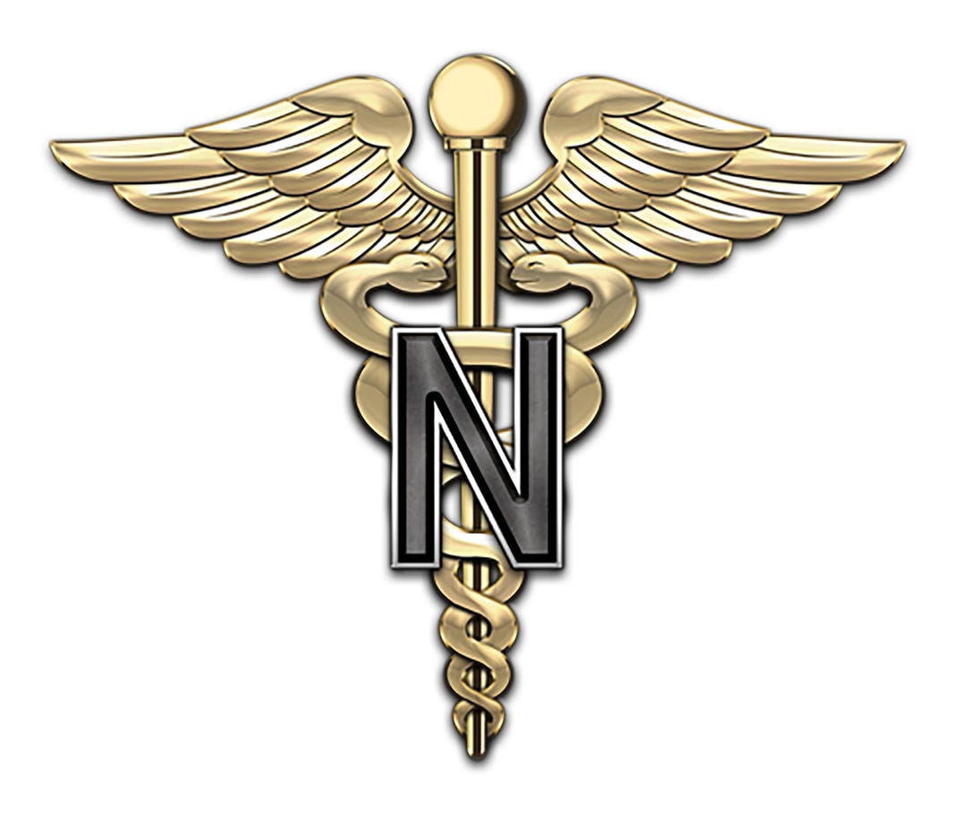 US Army Nurse - Logo - Decal - Military - Insignia - Gifts - Etsy