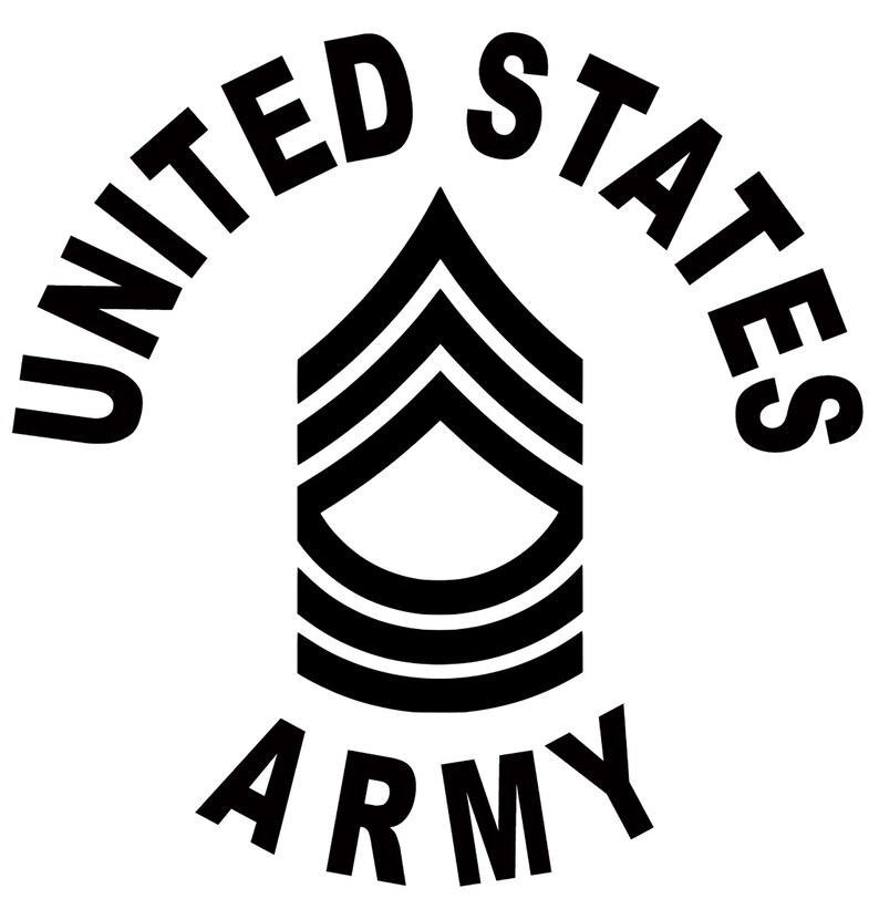 US Army Army E8 Master Sergeant Enlisted Military - Etsy