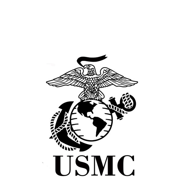 Usmc Marine Corp Car Decal - Etsy