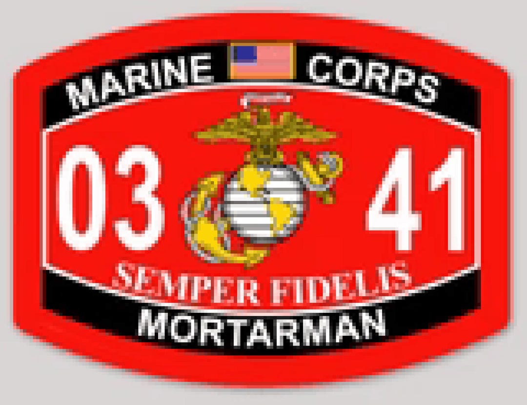 Marine Mortarman 0341 - USMC - Marines - Marine Corp - Navy - Car ...