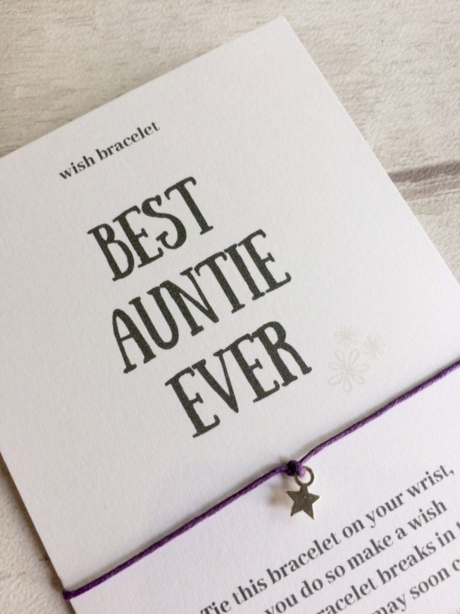 AUNTIE BEST EVER Card Thank You Gift for Aunt Aunty Birthday - Etsy