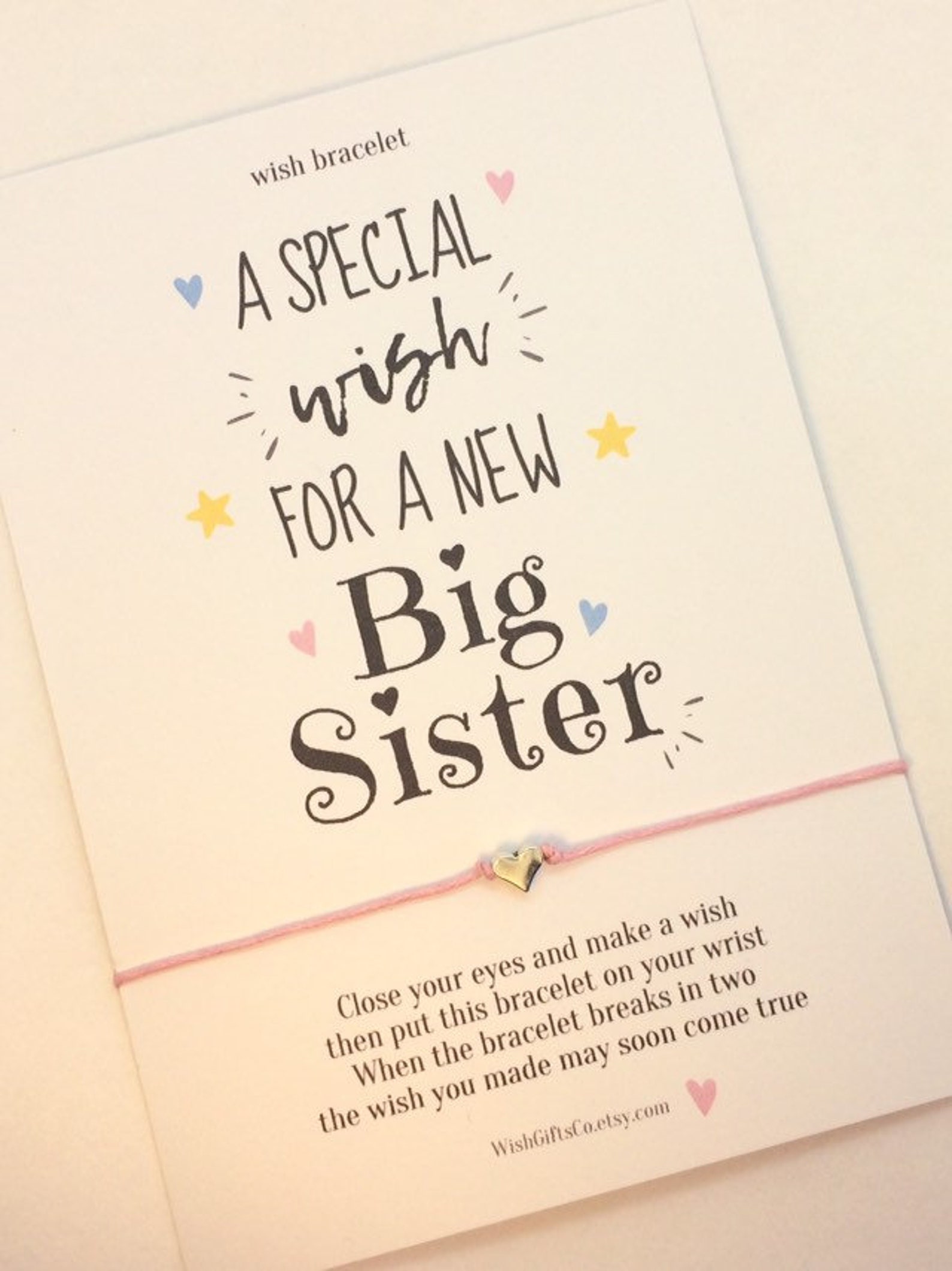 New Big Sister Card New Baby Brother Gift Newborn | Etsy