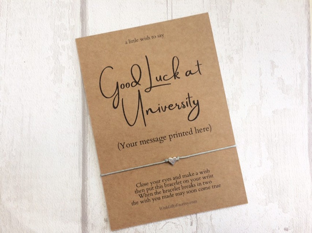 University Card, Good Luck Starting New Uni Gift, Proud of You, Well ...